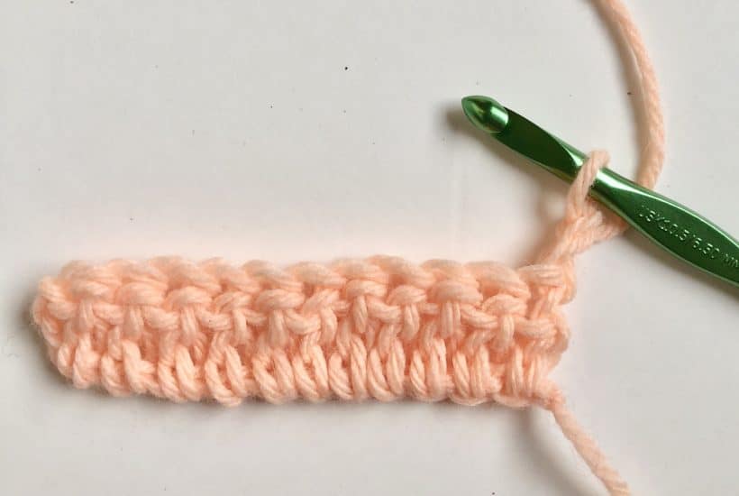 Crochet Lesson Two: How to Crochet the Double Crochet Stitch - Amelia Makes