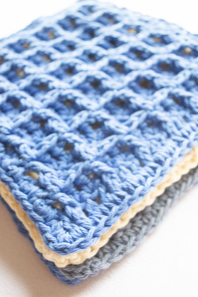 How to Crochet the Waffle Stitch(Plus a Starter Project) - Amelia Makes