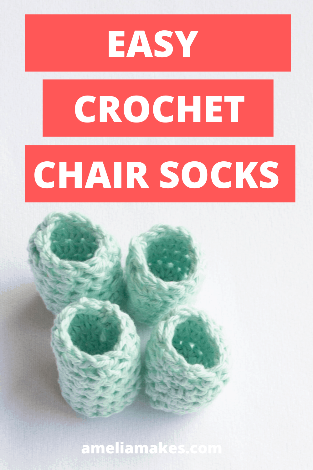 Scratch-Free Floors with These Crochet Chair Socks!