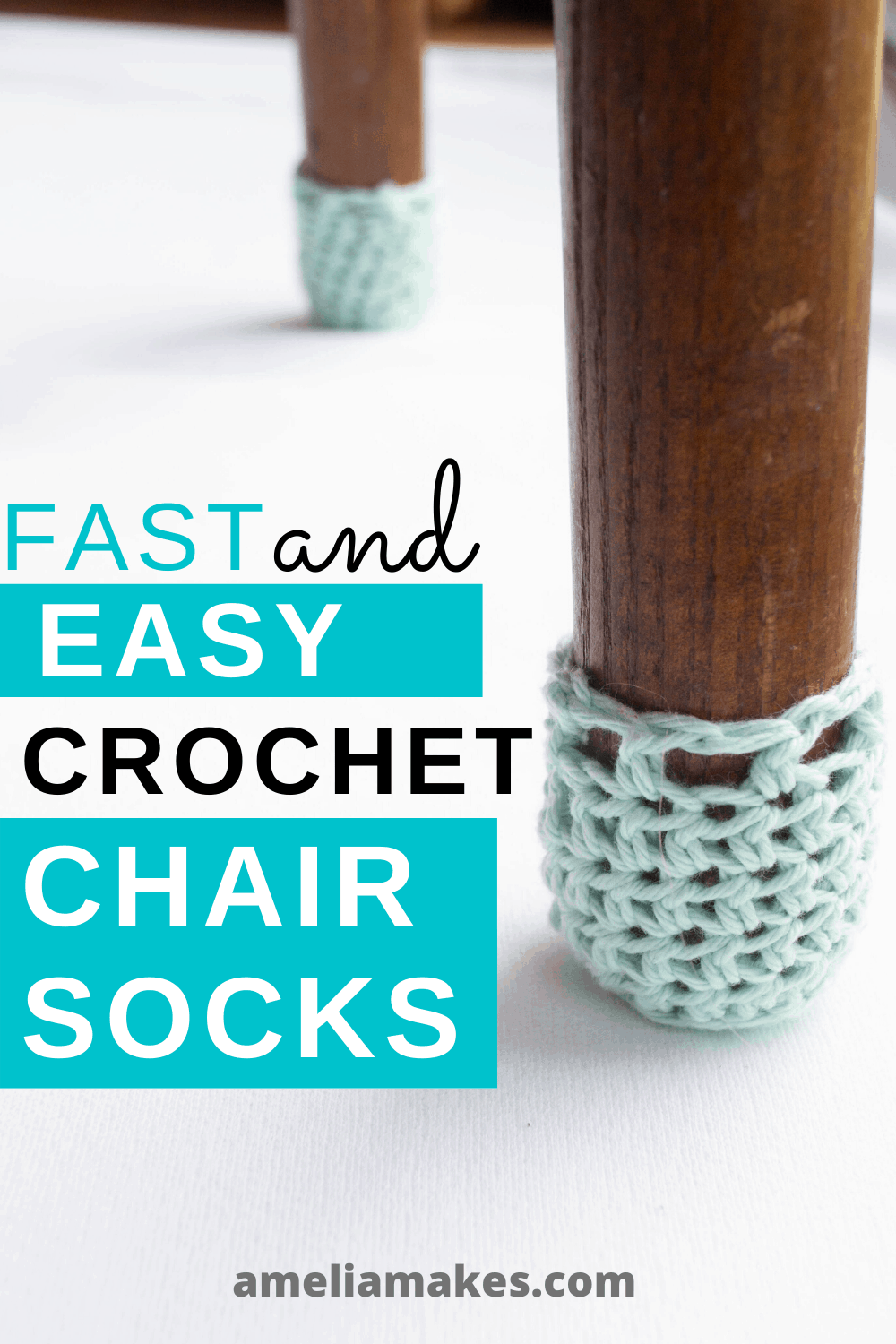 Scratch-Free Floors with These Crochet Chair Socks!