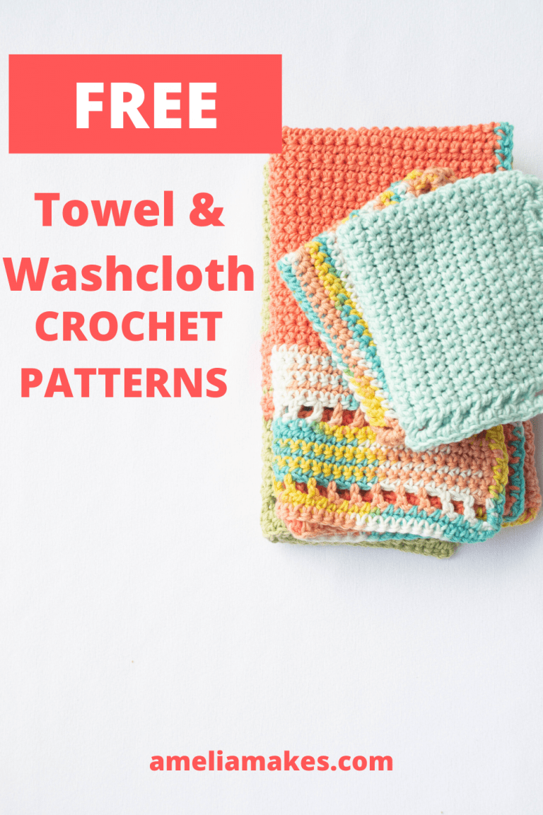 Crochet a Colorful Washcloth - Simple and Quick Pattern