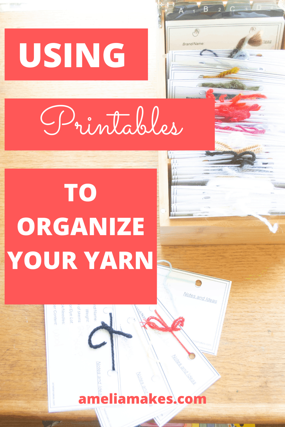 How to Organize Your Yarn Stash - So that You Actually USE it