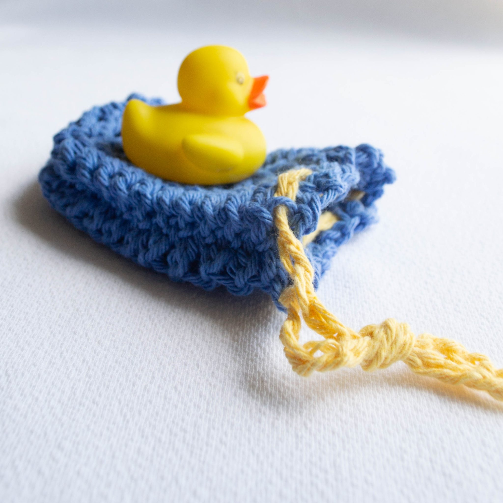 Free and Easy Crochet Soap Sack Pattern - With Video - Amelia Makes