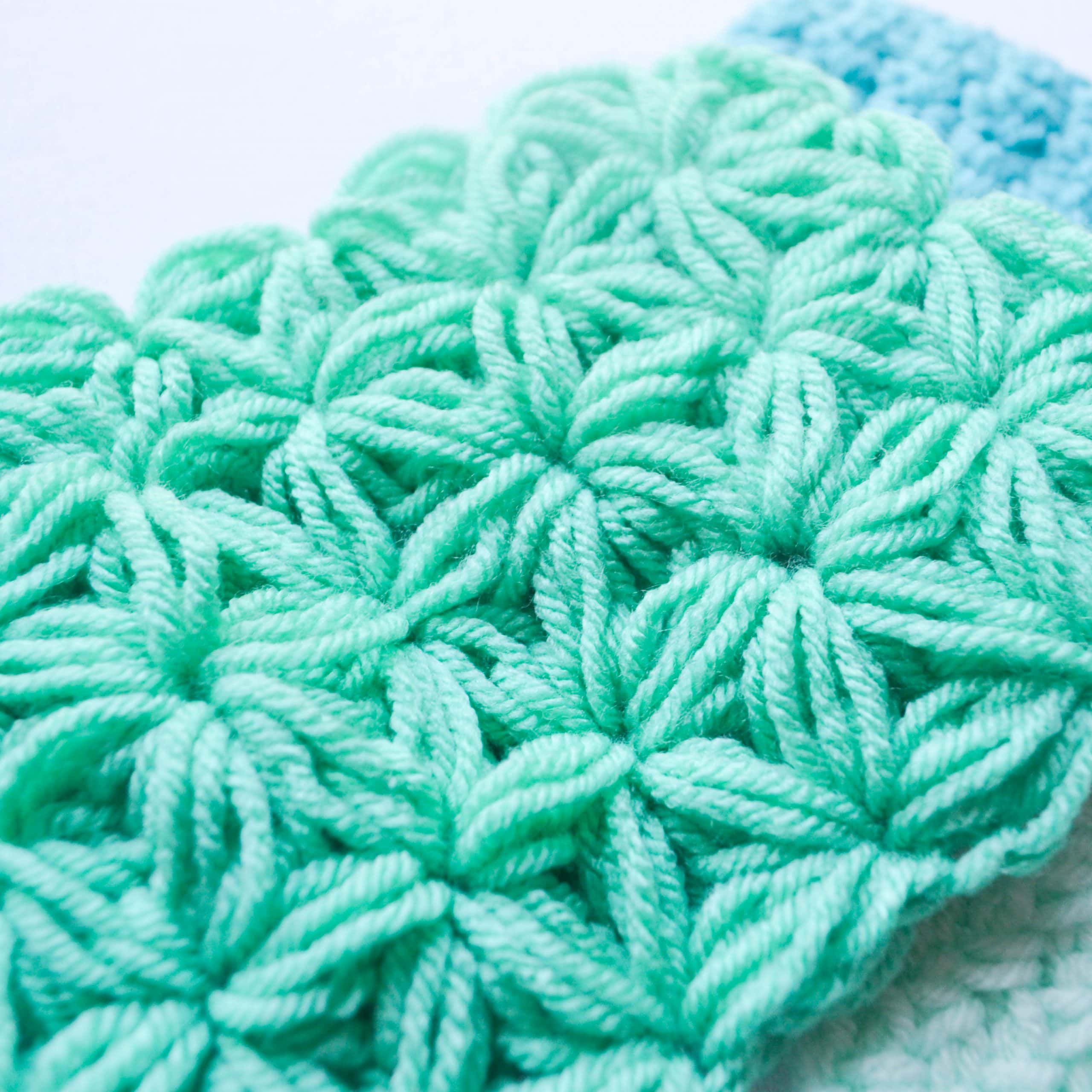 How to Crochet the Jasmine Stitch- Photo and Video Tutorials - Amelia Makes