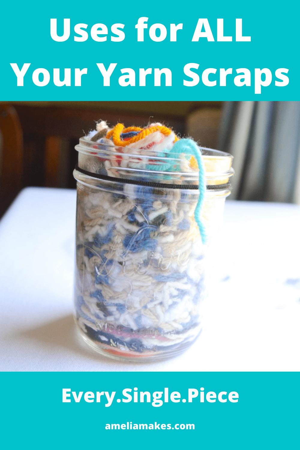 5 Uses for Your Scrap Yarn - Amelia Makes