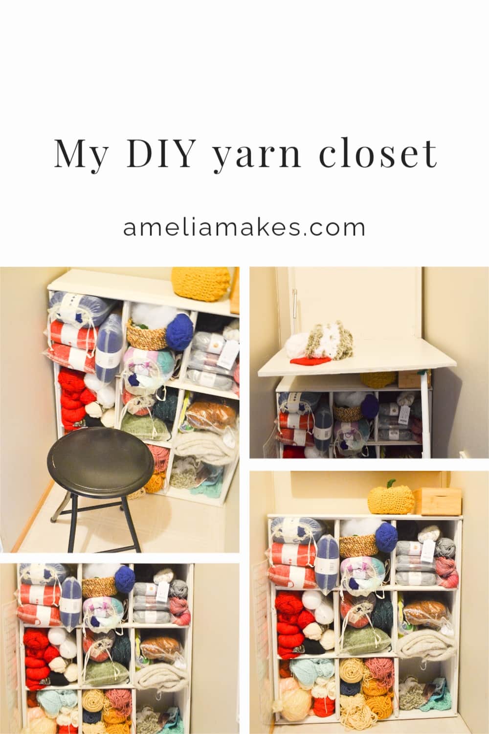 Crafting a Creative Space-My DIY Craft Closet - Amelia Makes