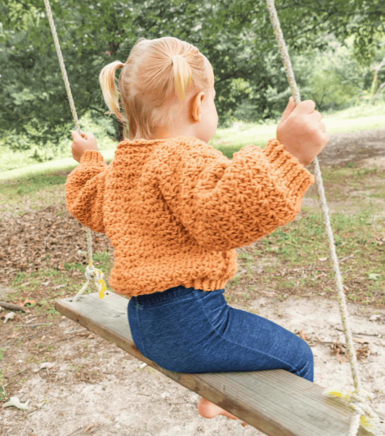 Crochet Sweater Pattern For Kids - With Video Tutorial