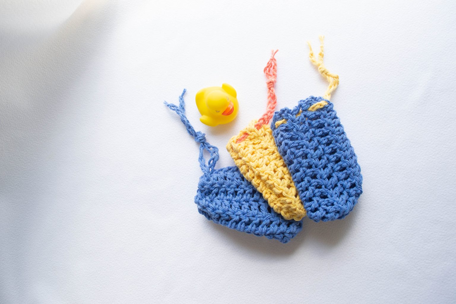 Free and Easy Crochet Soap Sack Pattern - With Video - Amelia Makes