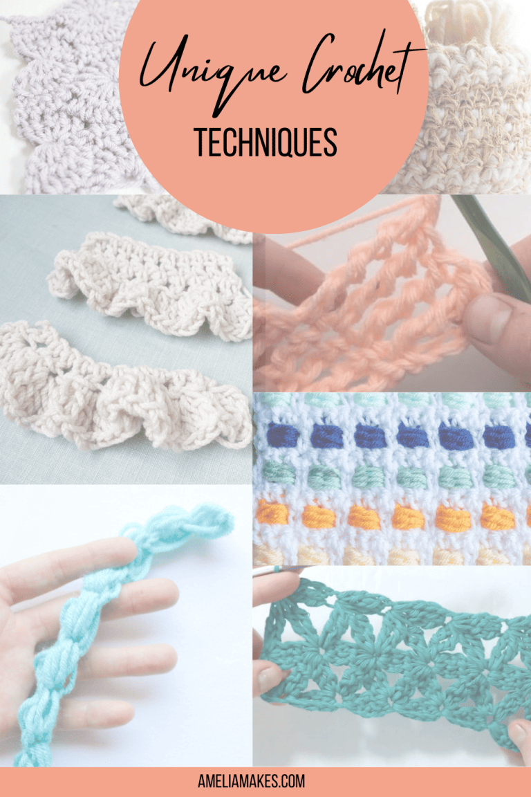13 Unique Crochet Stitch Techniques That You'll Love