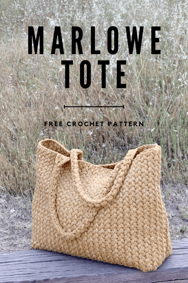 20 Stylish Crochet Tote Bags - Free Patterns